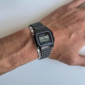 Accessories | Y2k 200s Vintage Retro Style Black Stainless Steel ...